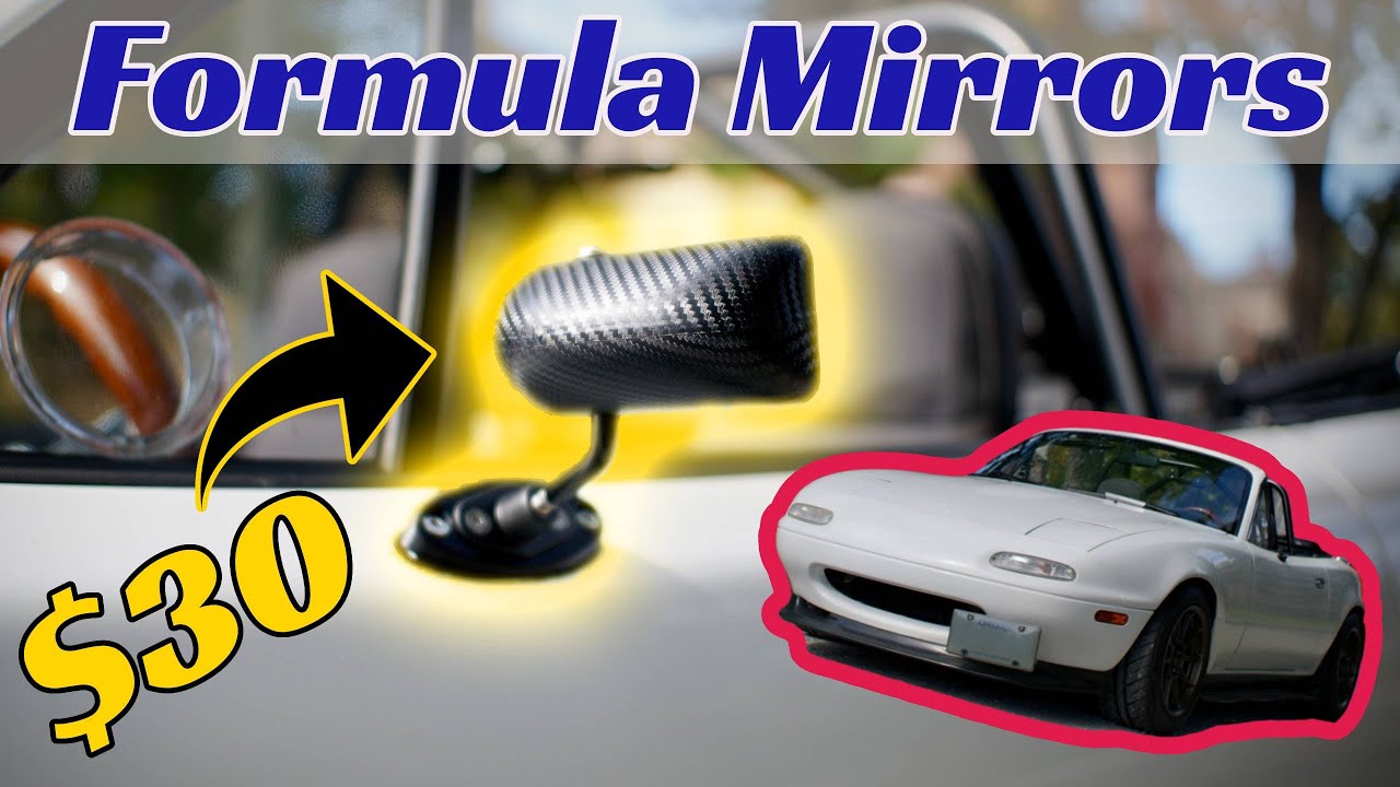 Formula Spec Side-View Mirrors DIY Miata - YouTube