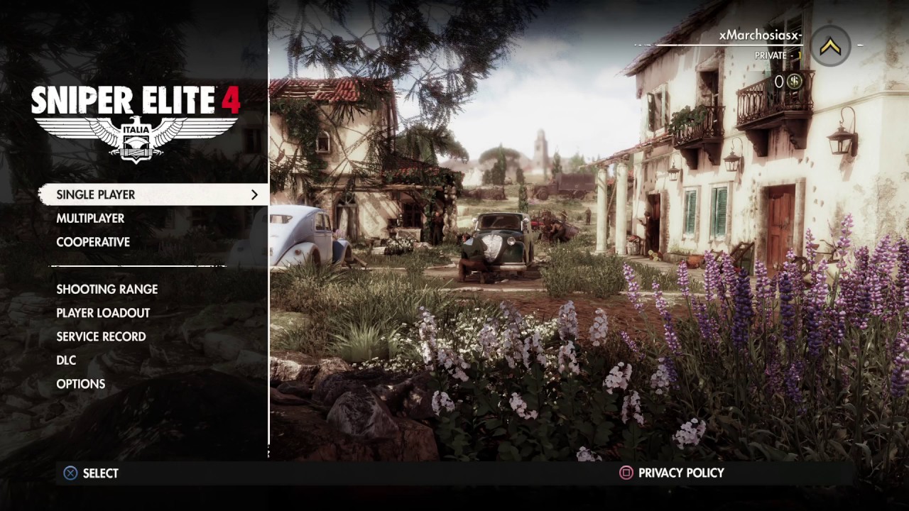 Sniper Elite 4 Main Menu Theme - YouTube