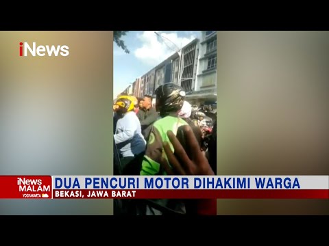 Usai Beraksi, Dua Maling Motor Babak Belur Dihakimi Warga #iNewsMalam 03/12
