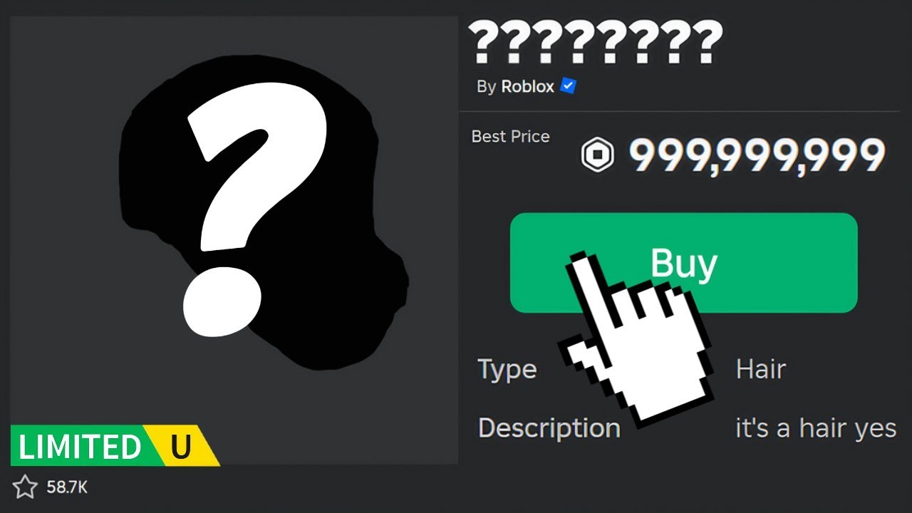 MOST EXPENSIVE ROBLOX HAIRS... - YouTube