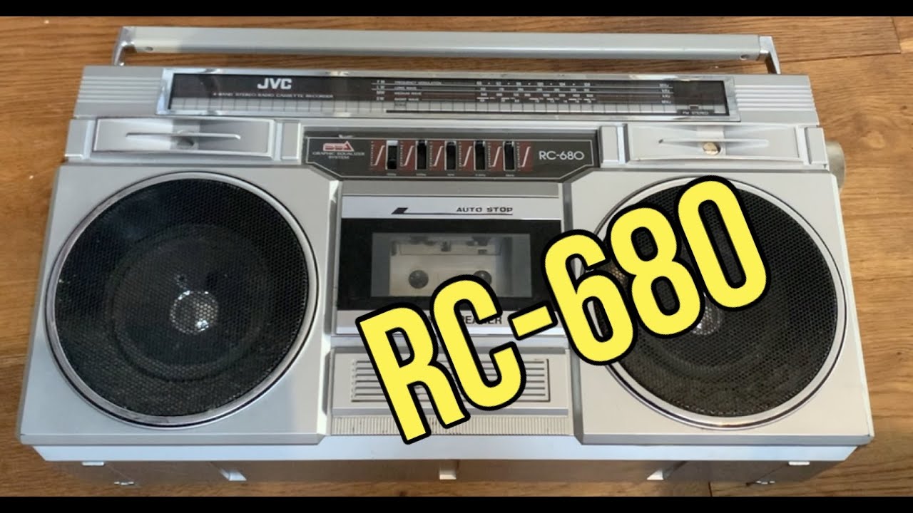 JVC RC-680V Vintage Boombox. First Look Before Restoration. Rare Radio ...