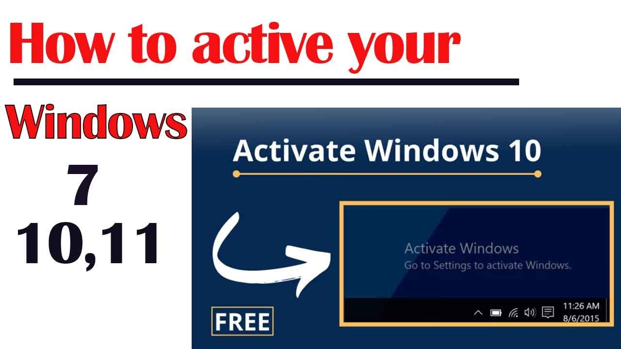 How To Free Active your windows 10,11 Without Software in 2023 | SR ...