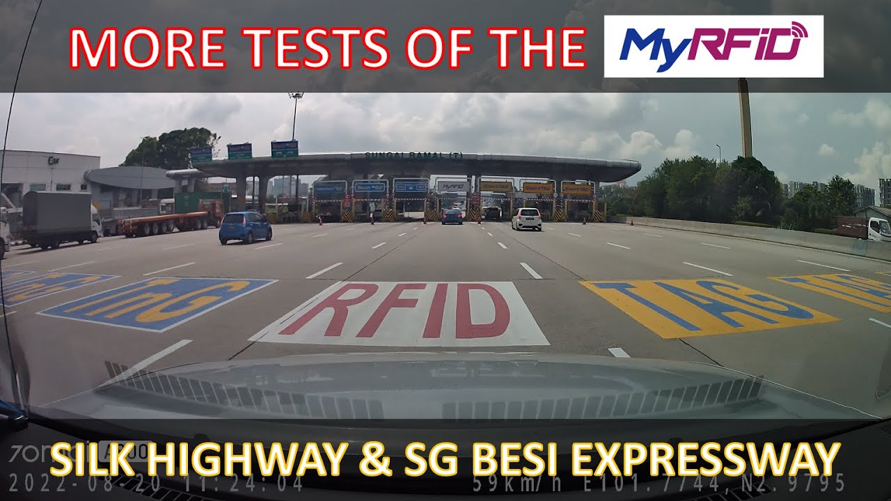 MyRFiD Test - SILK Highway & Sg Besi Expressway - YouTube