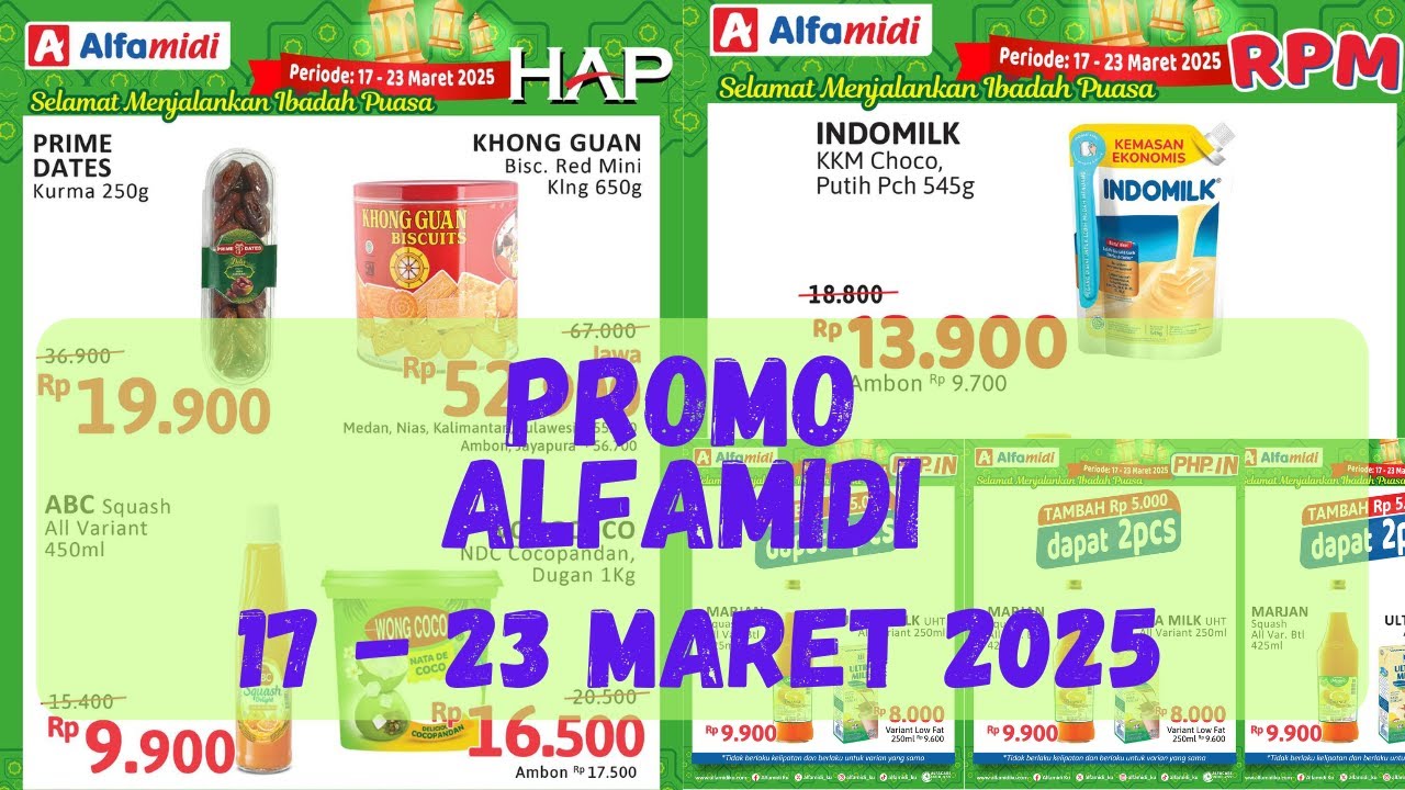 Promo Alfamidi 17-23 Maret 2025 | Promo HAP RPM PHP-In Alfamidi - YouTube