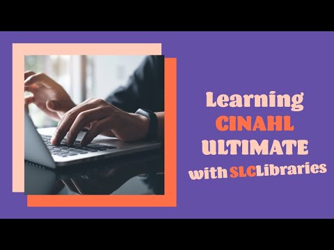 CINAHL Ultimate - YouTube