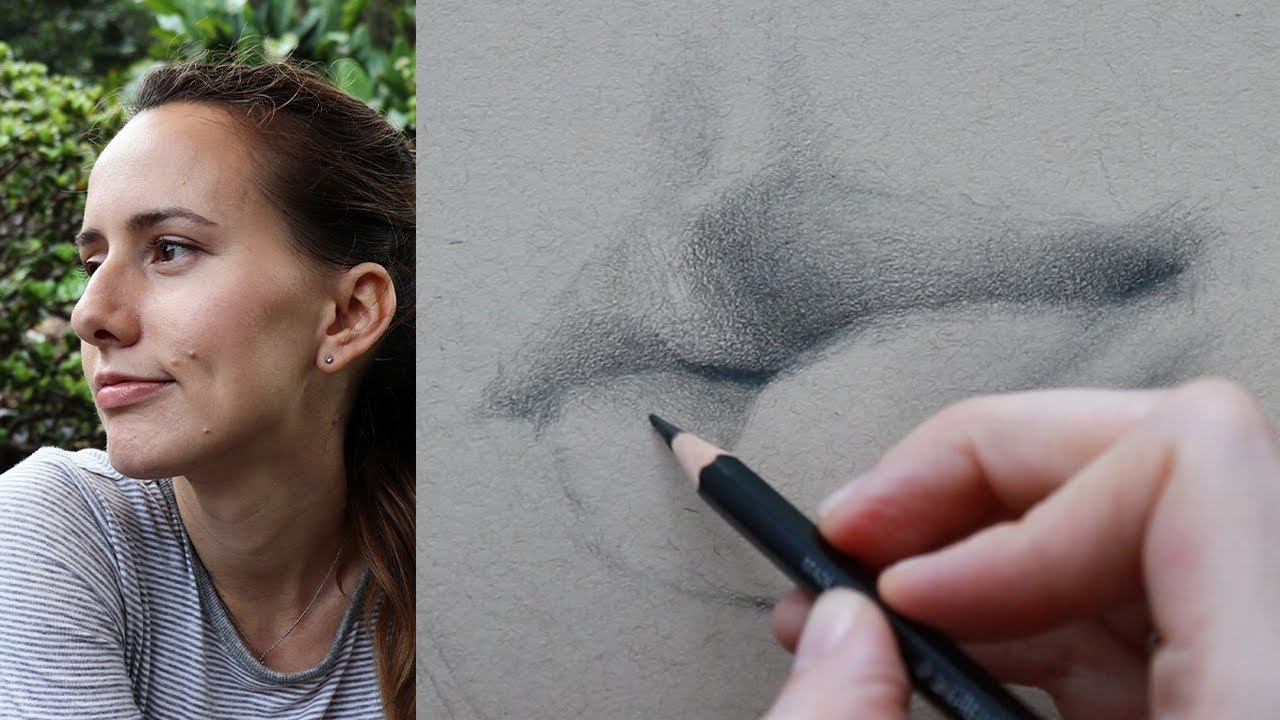 How To Draw A Realistic Mouth with Kelly Foss - YouTube