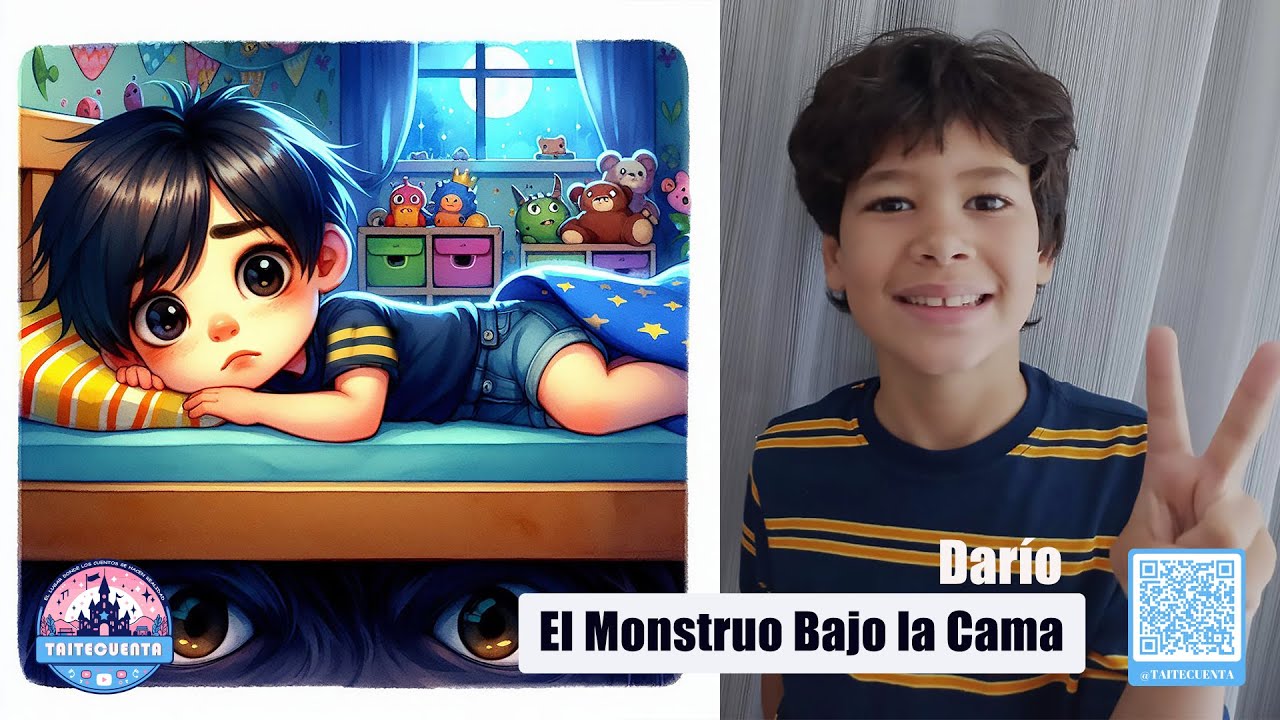 👾🛌El Monstruo bajo la cama. Cuento infantil para niños que temen a la ...