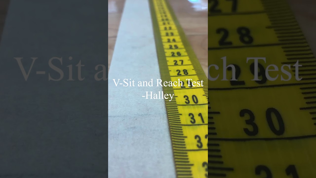 V-Sit and Reach Test - YouTube