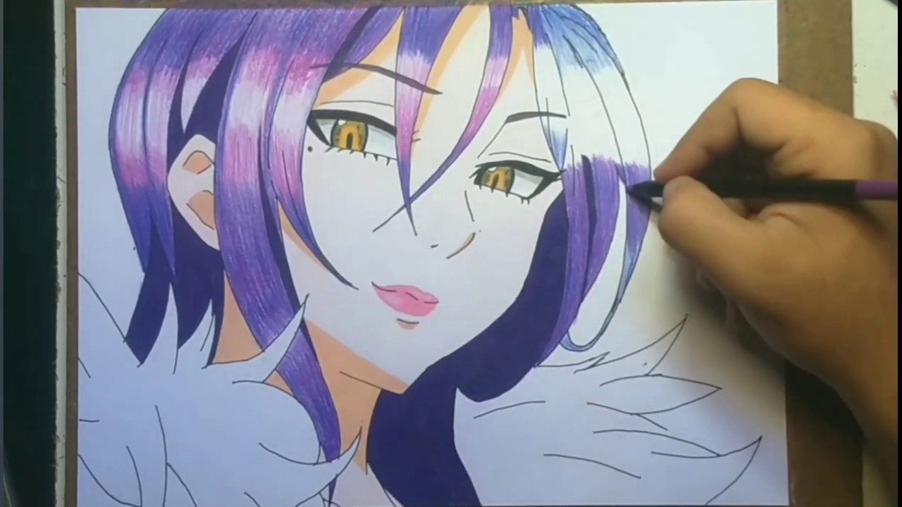 Desenhando Merlin nanatsu no taisai - Speed Drawing - YouTube