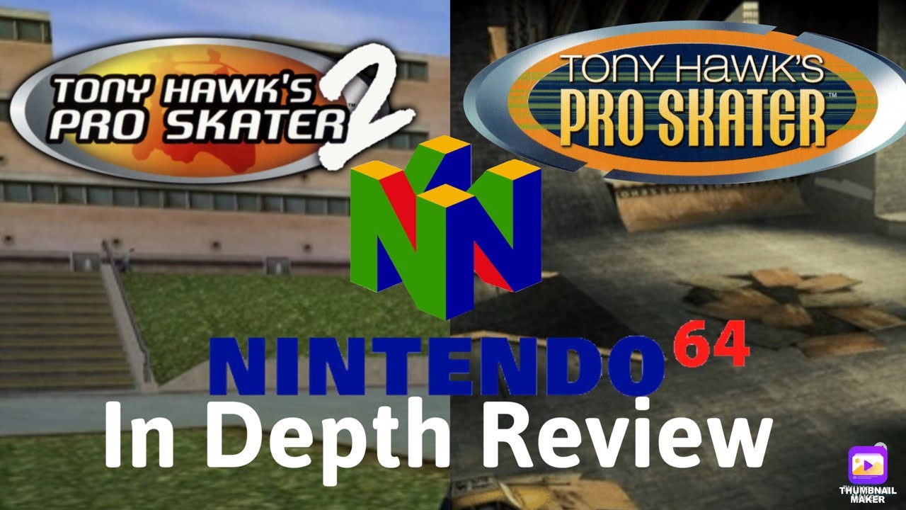 Tony Hawks Pro Skater 1 and 2 Nintendo 64 Review - YouTube