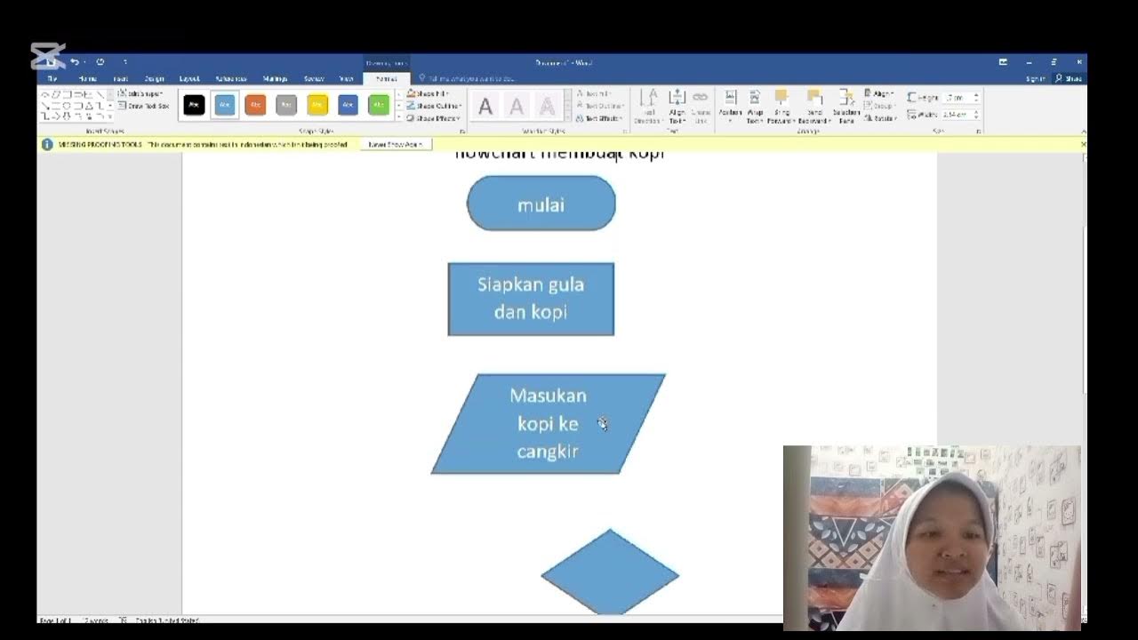 Tugas informatika Tutorial membuat flowchart,dafina Tri Wulandari 87 - YouTube