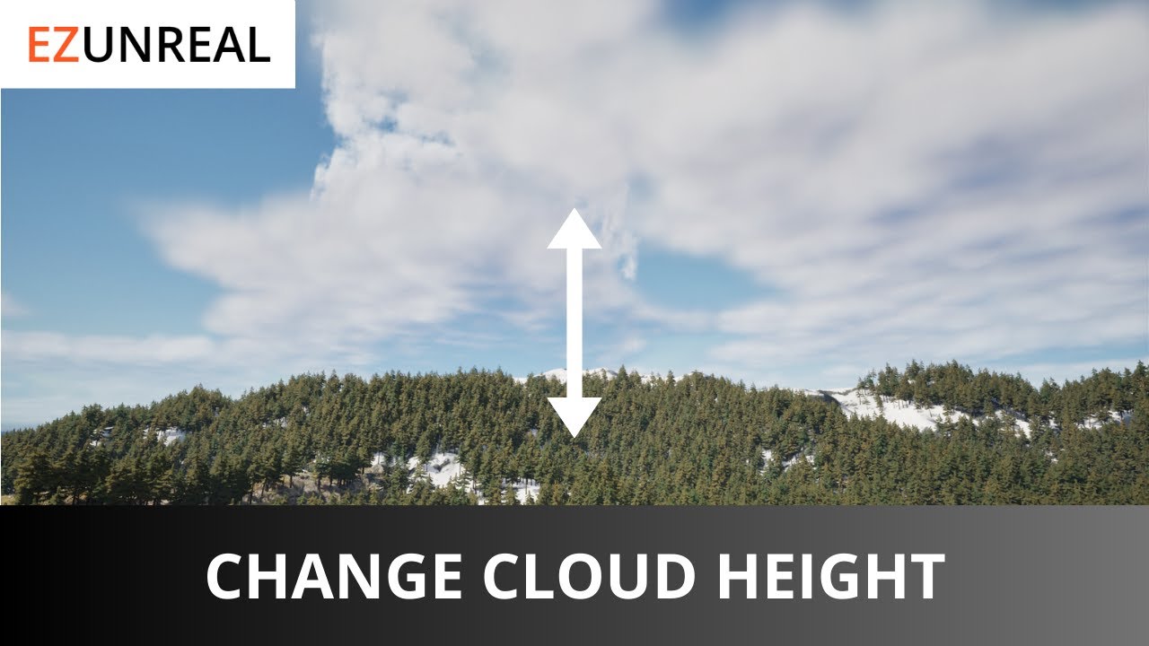 How to Change Cloud Height in Unreal Engine 5 - YouTube