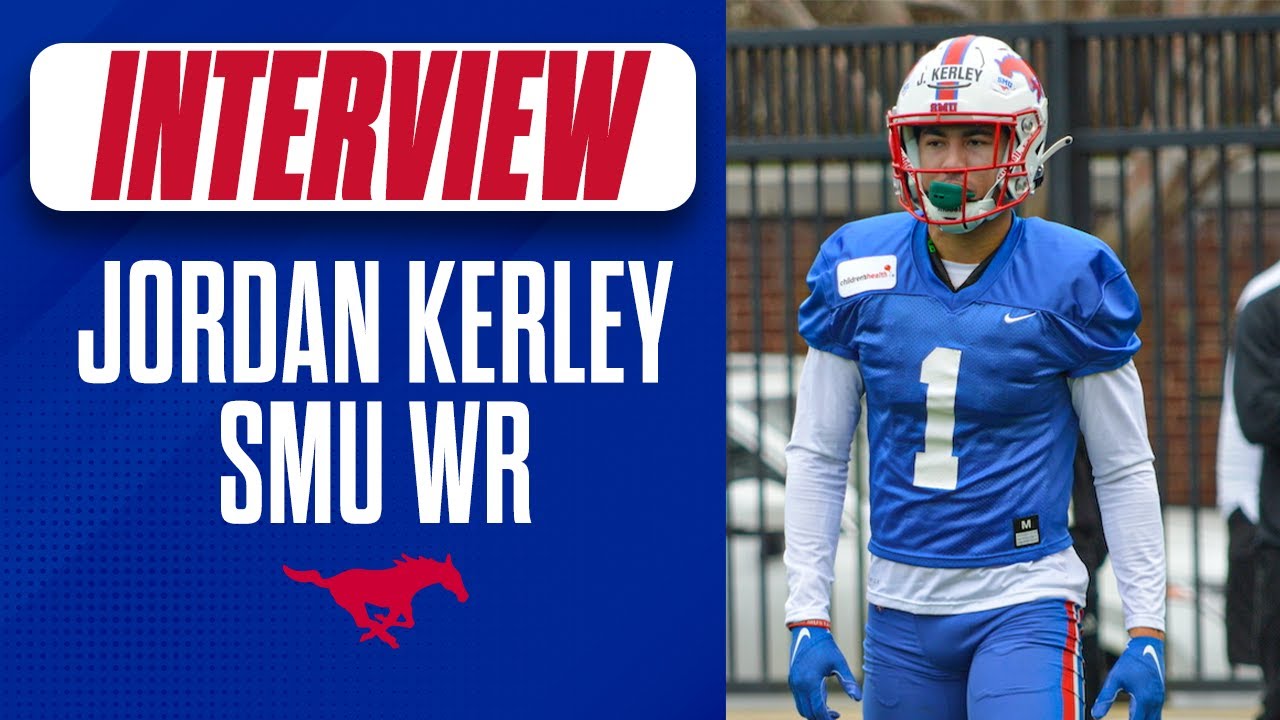 Jordan Kerley ready to take over as WR1 at SMU | Filling Rashee Rice's ...
