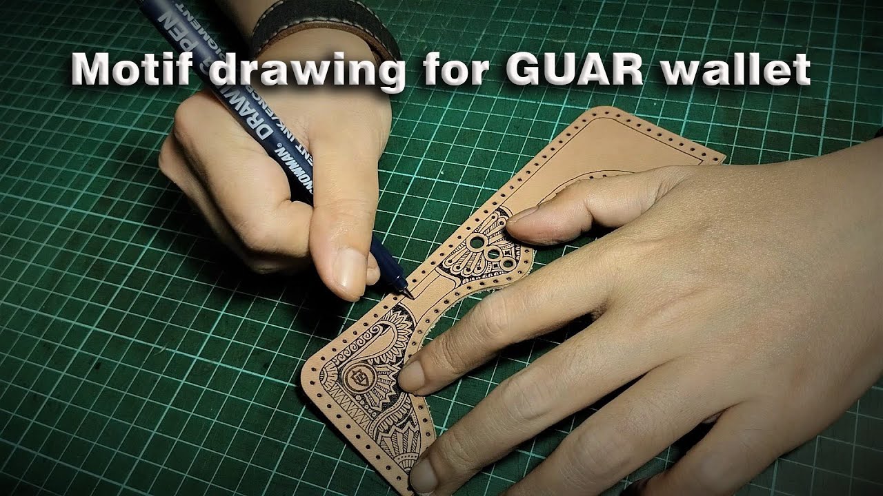 Guar Red Drawing | Leather Craft By Klan Leather Goods - YouTube