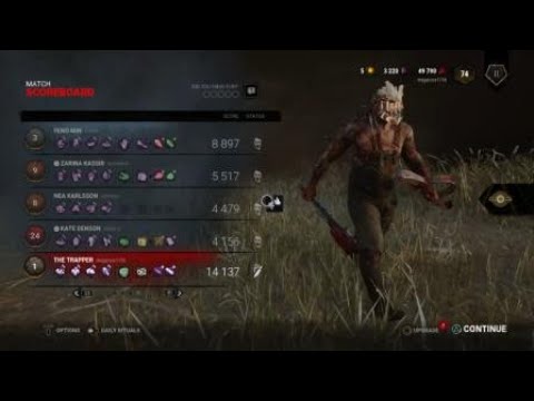 Dead by Daylight 4k as trapper with rpd badge - YouTube