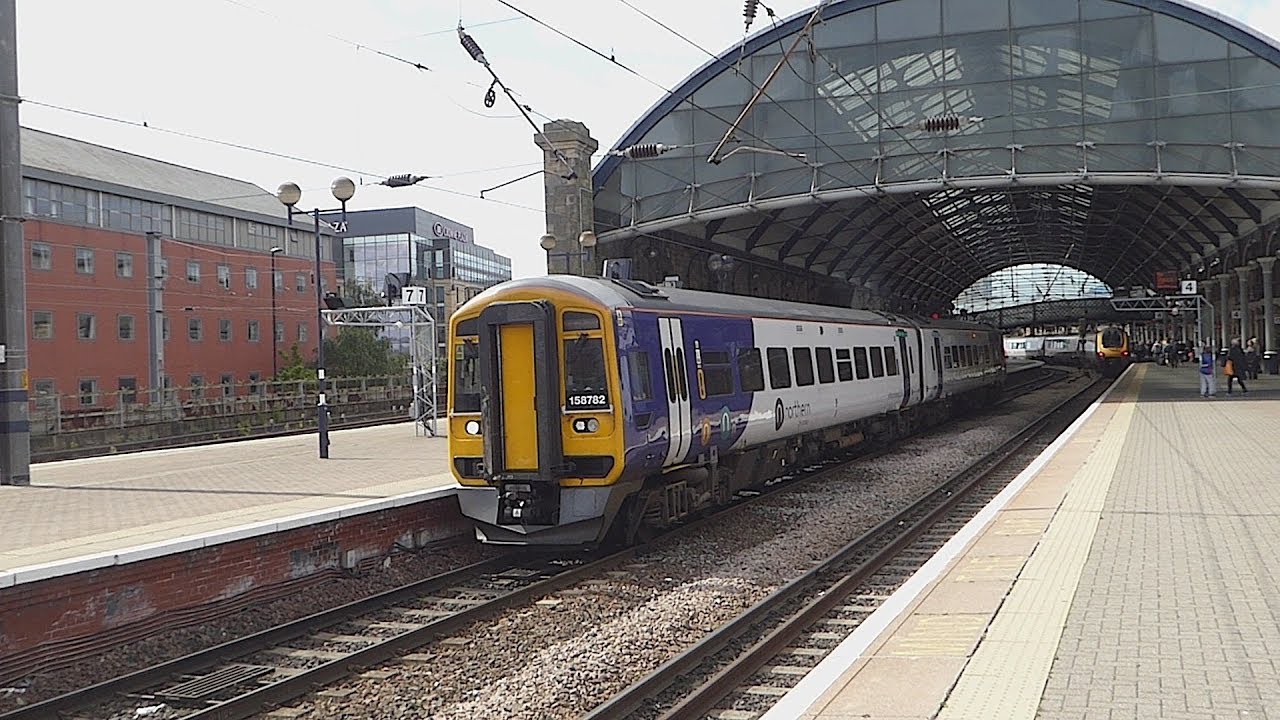 Northern Class 158 leaves Newcastle (29/8/19) - YouTube