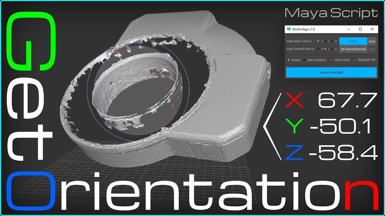 World Align | Maya Script - YouTube