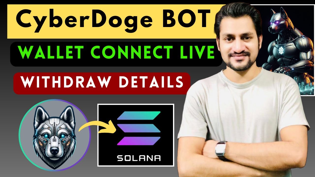 CyberDoge Withdraw Updates | Wallet Connect Steps | Cyberdoge on Solana ...