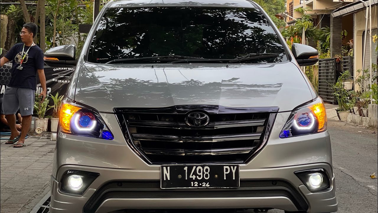 HASIL LAMPU PROJIE PRO7 P770 Headlamp + P335 FOGLAMP #innovadiesel V ...