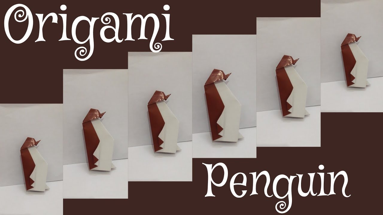 how to make an origami penguin || origami pinguin || easy diy || - YouTube