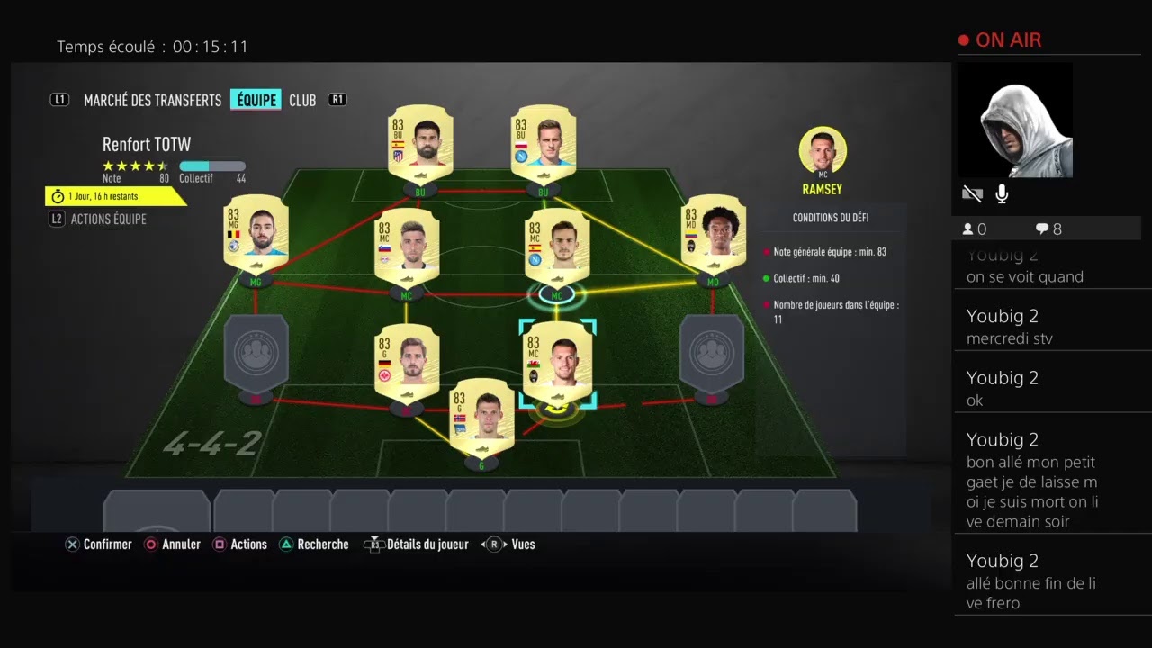 FIFA 20 récompenses clash équipe/PS4/Fr - YouTube