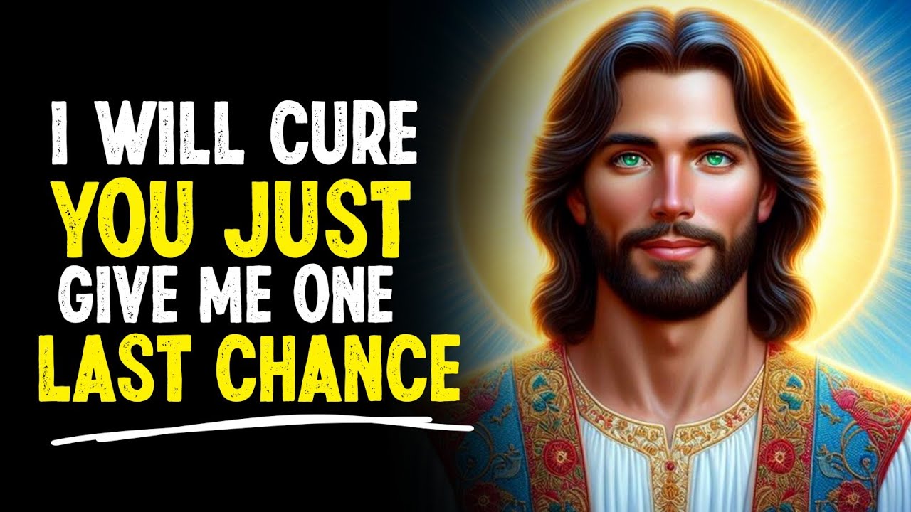 God Says : I Will Cure You Just Give Me One Last Chance | God Message ...