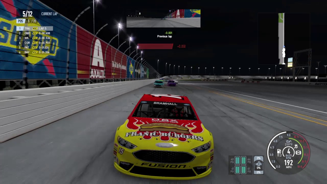 Project CARS 2: Ford Taurus Stock Car Racing at Daytona 12 lap race ...