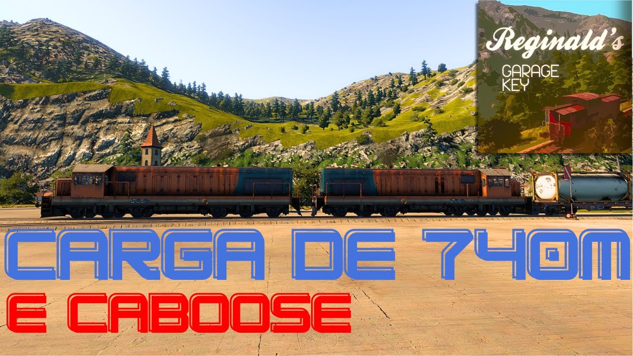 Derail Valley EP-13 Em busca da Caboose com carga de 740m com 1500T ...