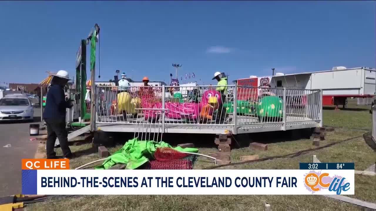 Behind the scenes at the 2025 Cleveland County Fair - YouTube