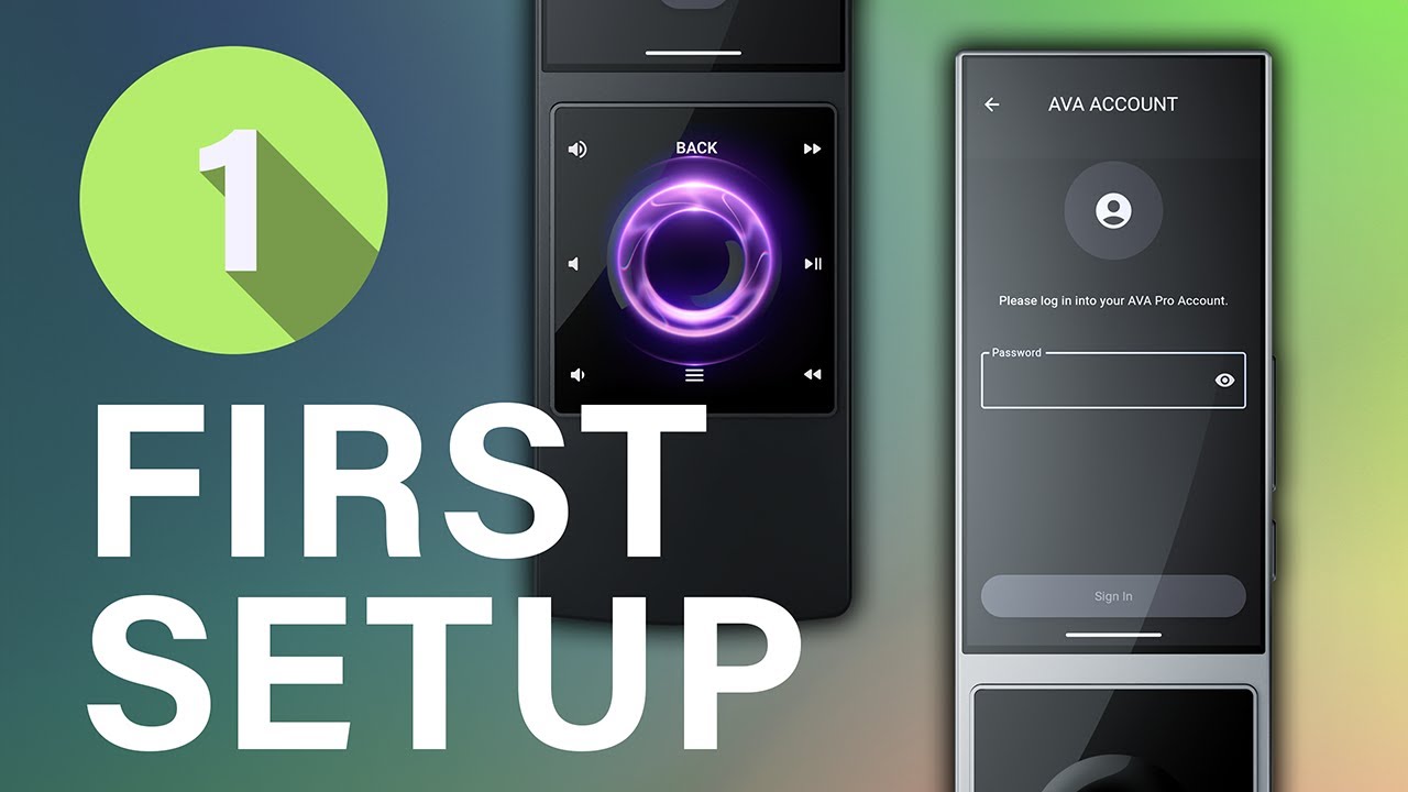 AVA Cinema Remote: First Setup - YouTube