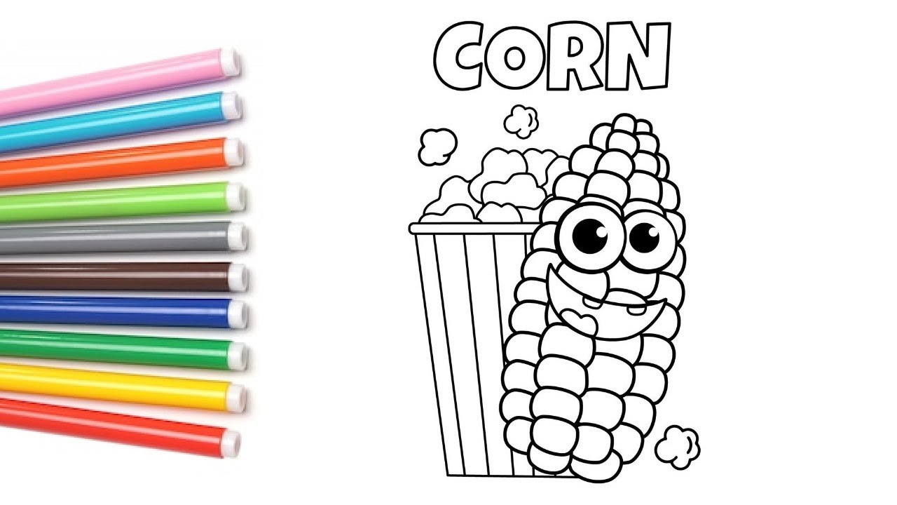 It's Corn And Popcorn Yummy | Nursery Rhymes & Kids Songs | Painting ...
