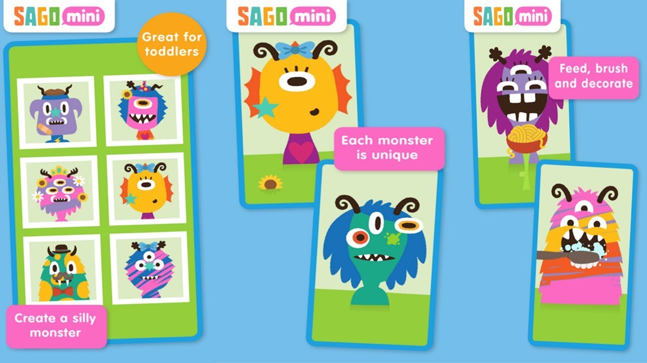 Sago Mini Monsters - Sago Mini Games - YouTube