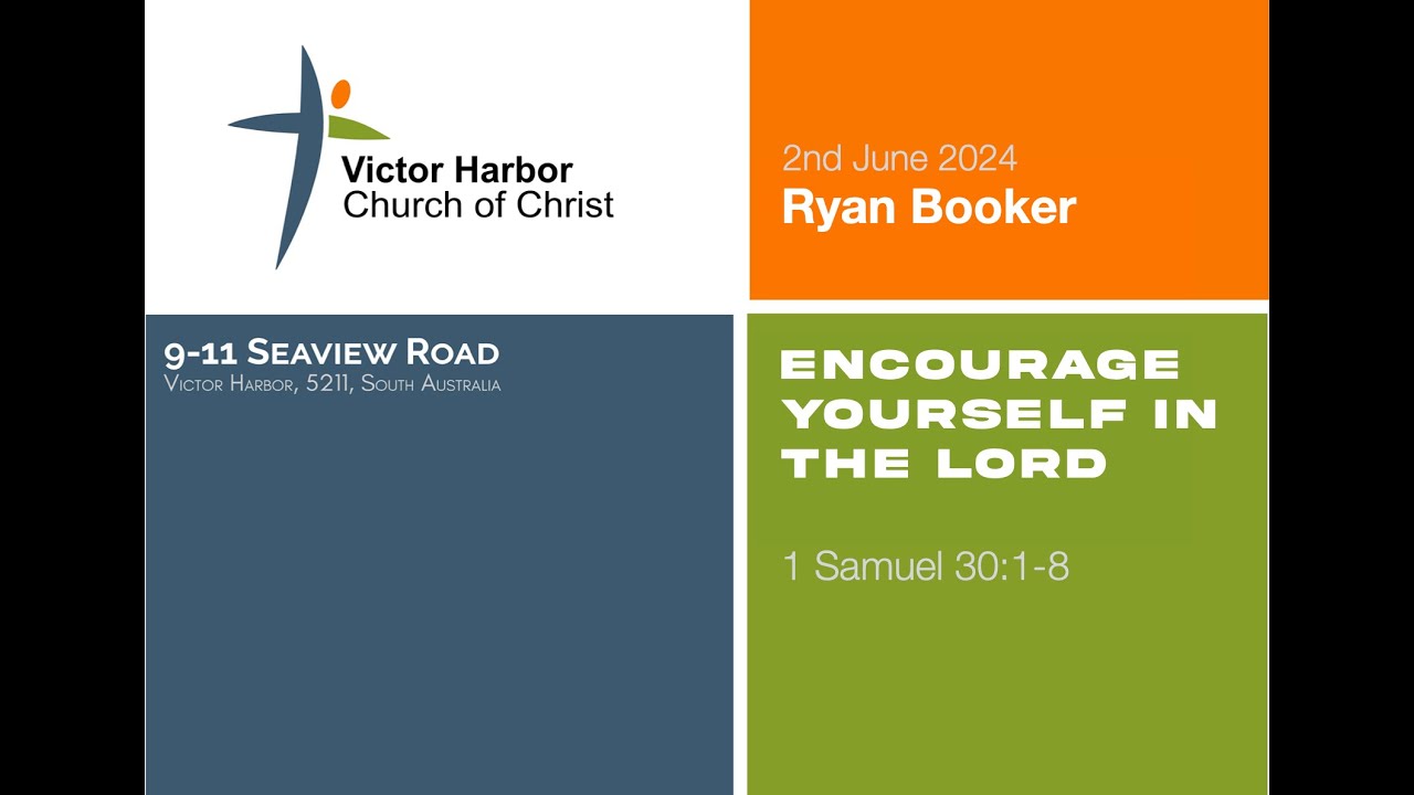 2nd June 2024 | Ryan Booker | Encourage yourself in the Lord - YouTube