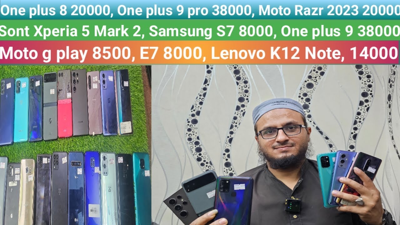One plus 9, 9pro, 8t, Samsung S24 Ultra, S7, Motorolla K12 Note, E7 ...