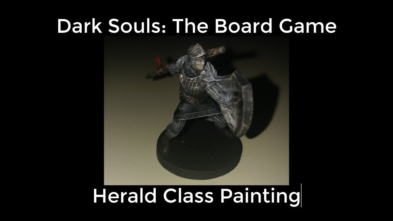 Dark Souls The Board Game: Herald Class Painting - YouTube