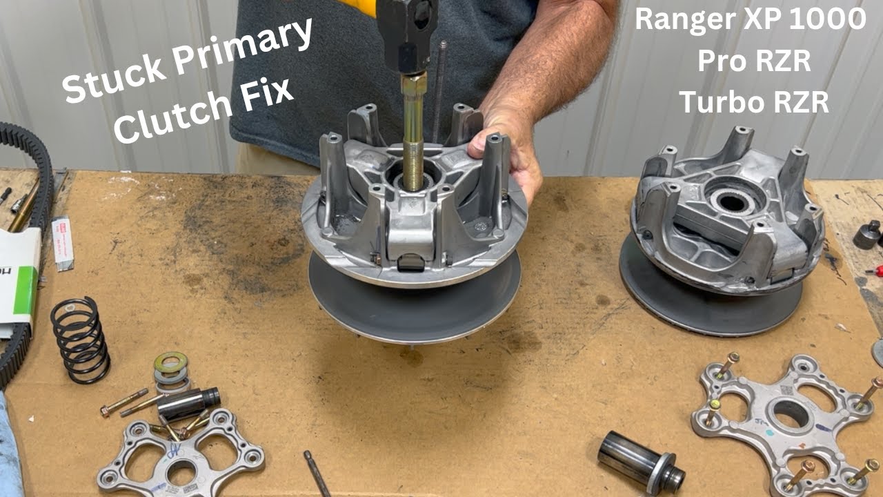 How To Separate a Stuck Primary Clutch: 2021 & Newer RZR Turbo and ...