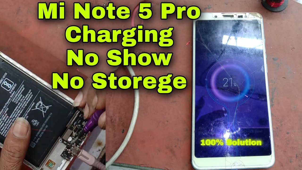 Redmi Note 5 Pro Charging Solution|| MI Note 5 Pro Charging Not Storage ...