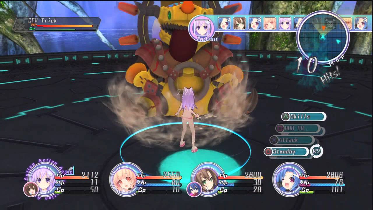 Hyperdimension Neptunia mk2: CFW Trick - YouTube