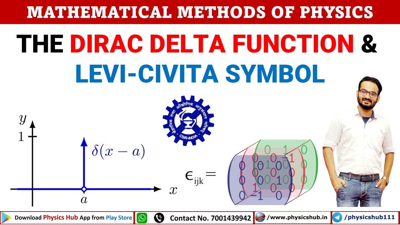 The Dirac Delta Function and Levi-Civita Symbol @physicshub1 - YouTube