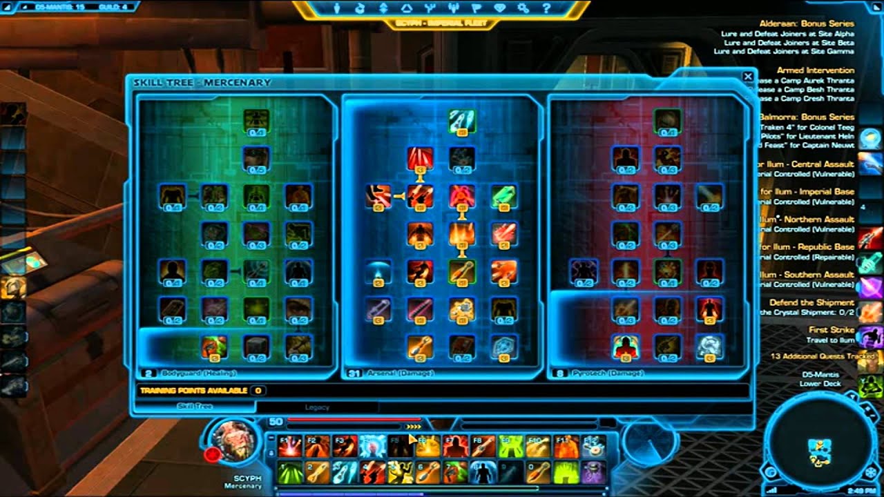 Swtor Skills And Skill Tree Guide