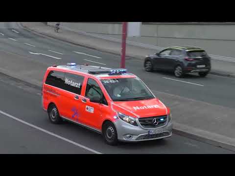 [An der FF vorbei] RTW+ NEF DRK Lehrte auf Einsatzfahrt