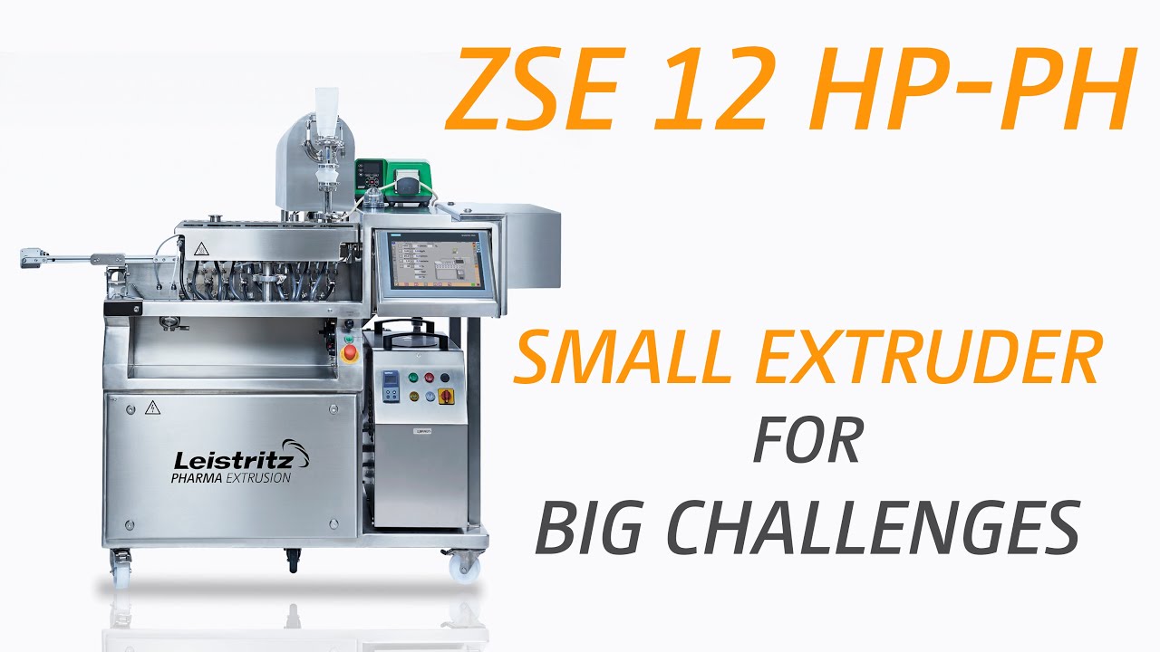 Leistritz Twin Screw Extruder ZSE12 - State-of-the-Art Pharma Extrusion ...