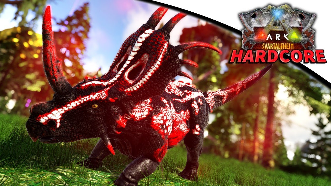 J'AFFRONTE LE STYRACOSAURUS BERSEKER - [HARDCORE] ARK : Svartalfheim ...
