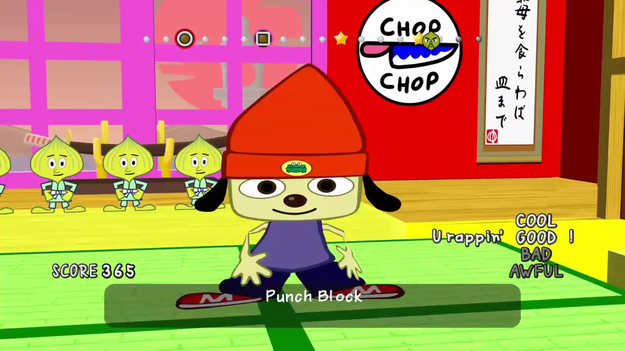 PaRappa The Rapper™ Stage 1 - YouTube