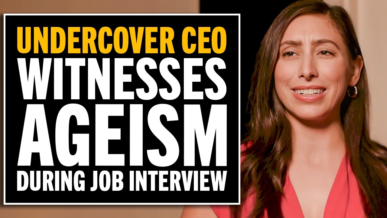 Undercover CEO Witnesses Shocking Ageism During Job Interview - YouTube