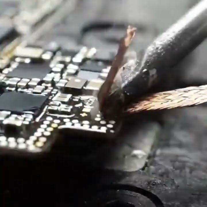 Mobile phone motherboard repair tutorial - YouTube