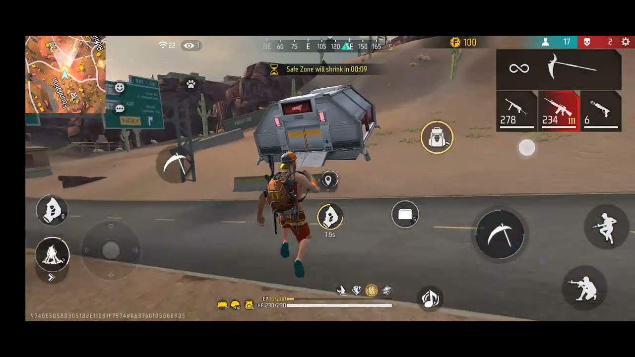 free fire normal player gameplay - YouTube