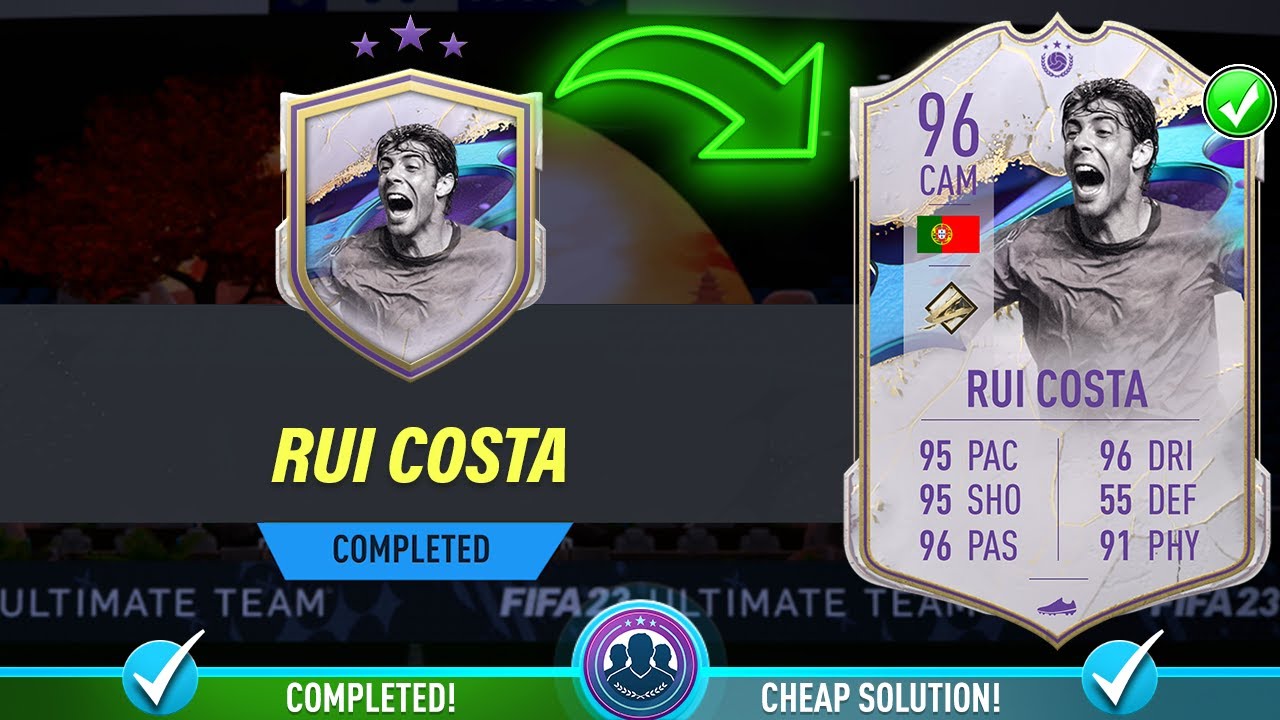 96 Cover Star Icon Rui Costa SBC Completed - Cheap Solution & Tips ...