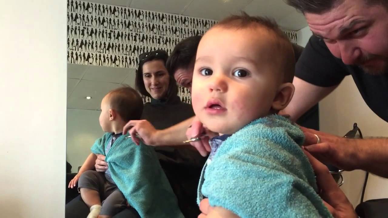Archer's 1st Haircut - YouTube