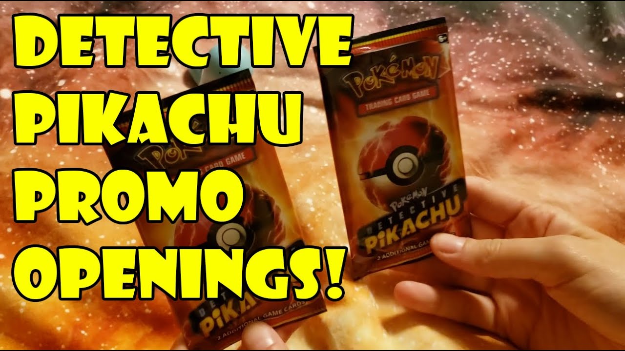 Detective Pikachu Promo Pack Opening - YouTube